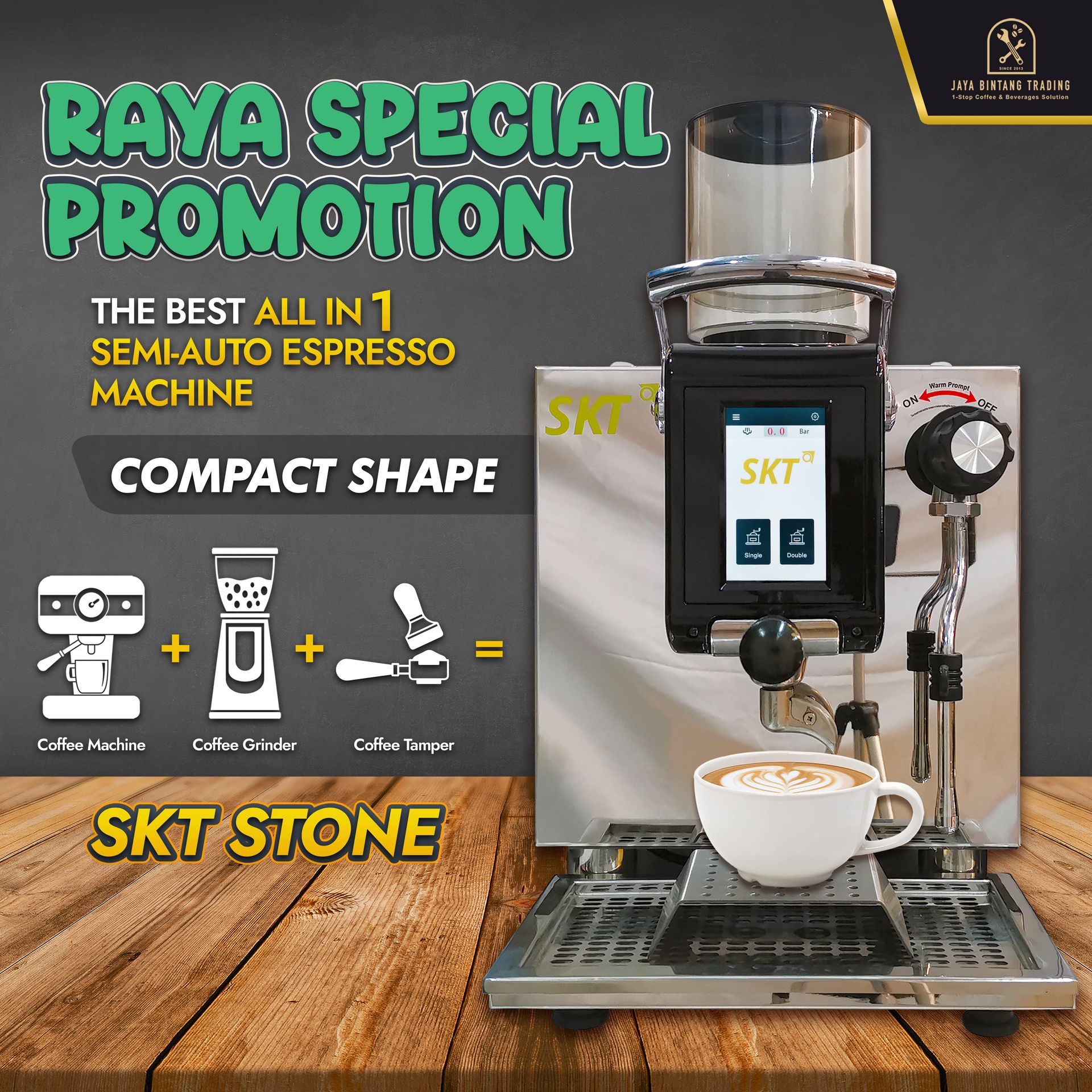 SKT Stone Espresso Machine New Product Promotion